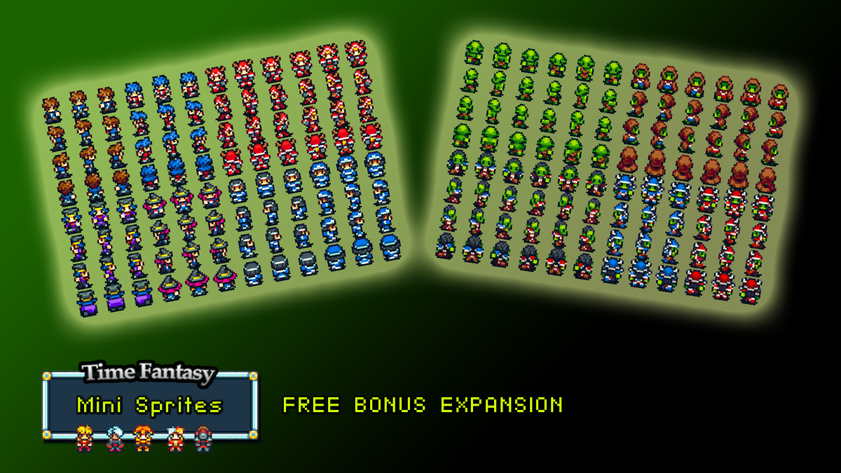 Time Fantasy Mini Sprites – KOMODO Plaza (JP)